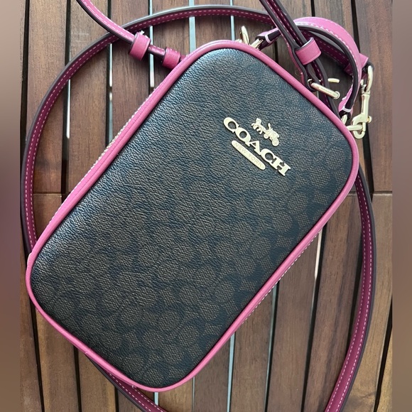 Coach | Bags | Coach Signature Collection Eva Phone Crossbody Bag ...
